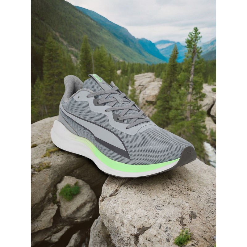 Buy Puma Exotine 2.0 Men Grey Green Running Shoes Online