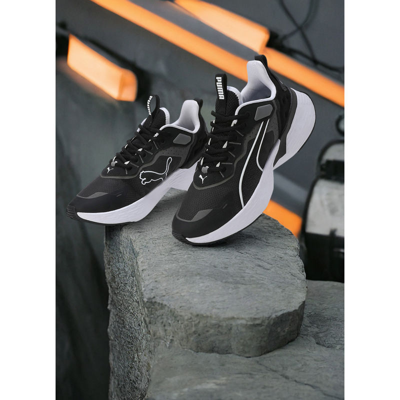 Buy Puma Softride Sway Unisex Black Running Shoes Online