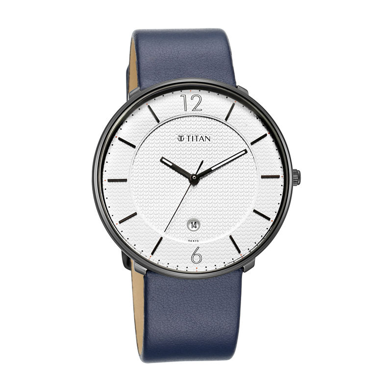 Buy Titan Minimals 1849Nl01 White Dial Analog Watch For Men Online
