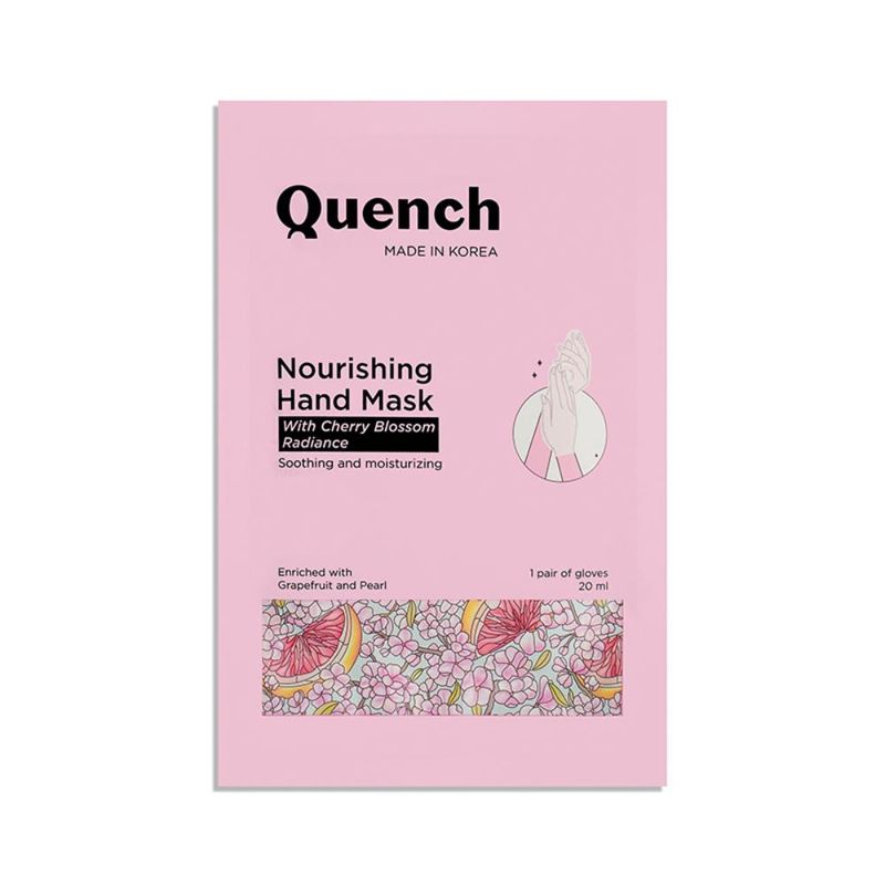 Buy Quench Nourishing Hand Mask with Cherry Blossom Radiance Online