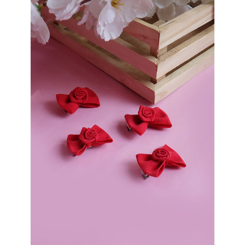 Buy Soho Boho Studio Red Bow Pack Of 4 Online