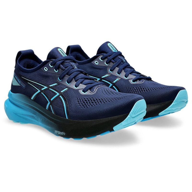 Buy ASICS Men Gel-Kayano 31 Navy Blue/Digital Aqua Running Shoes Online