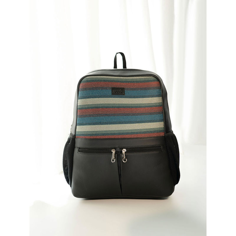 Buy Zouk Mysore Mosaic Stripes Office Backpack Online