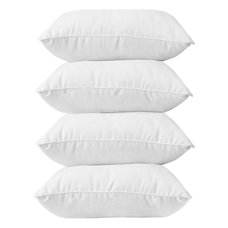 Buy SWHF Microfibre Cotton White Cushion Vaccum Packed 18x18 Inches ...