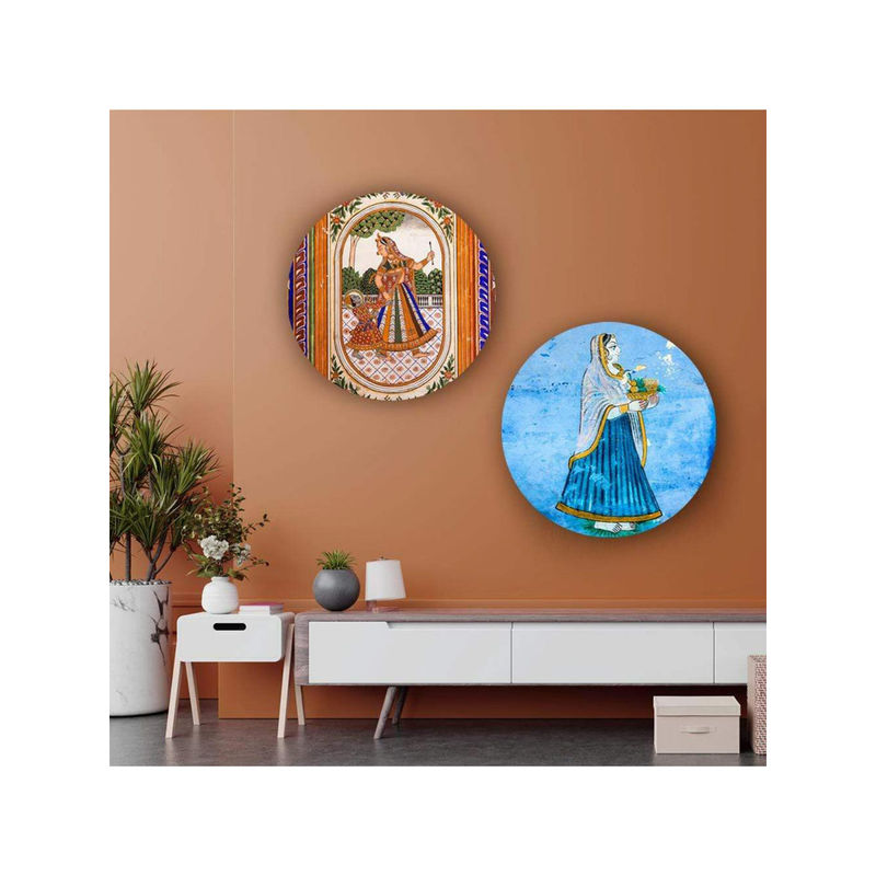 Buy The Artment Nobel Woman And Child Canvas Matte Finish Set Of 2 ...