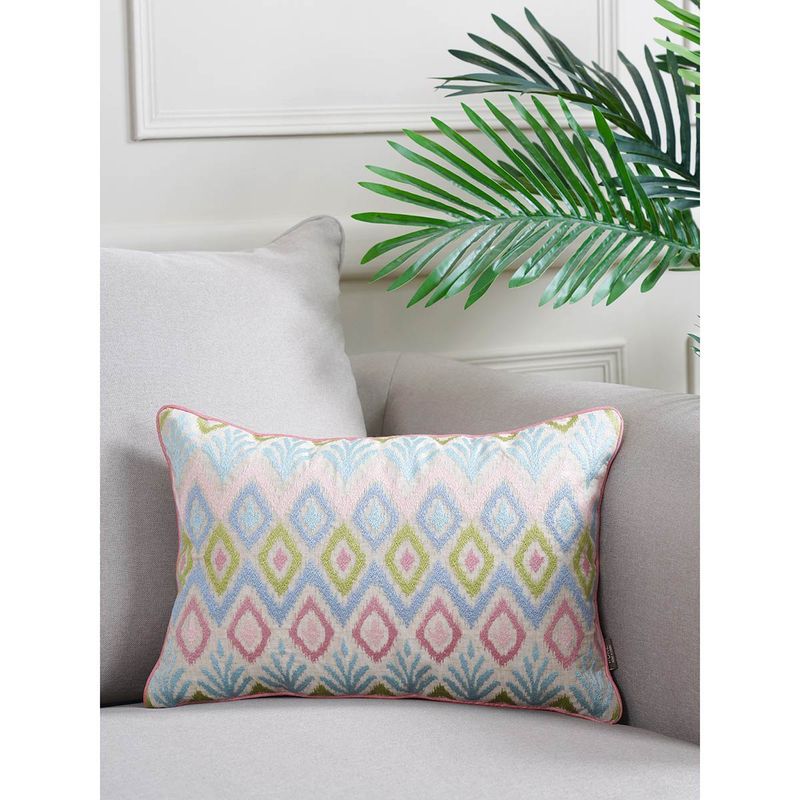Pure Home + Living Vienna Multi Color Cushion Cover: Buy Pure Home ...