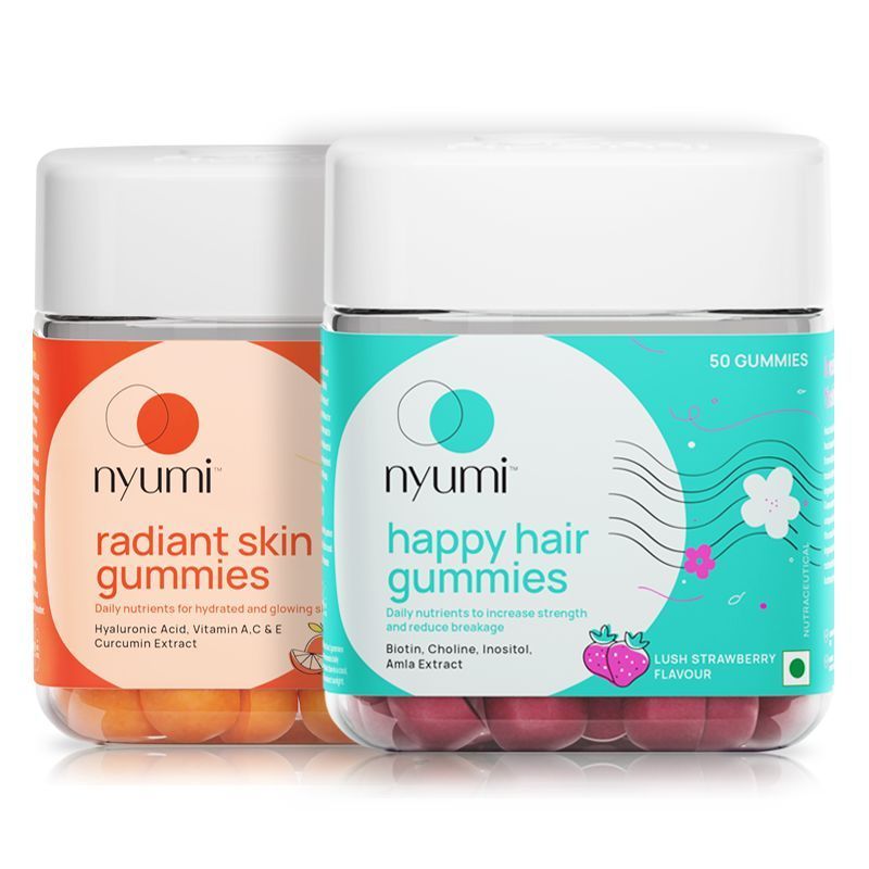 Buy Nyumi Beauty Essentials Gummies for Strong Hair and Glowing Skin ...