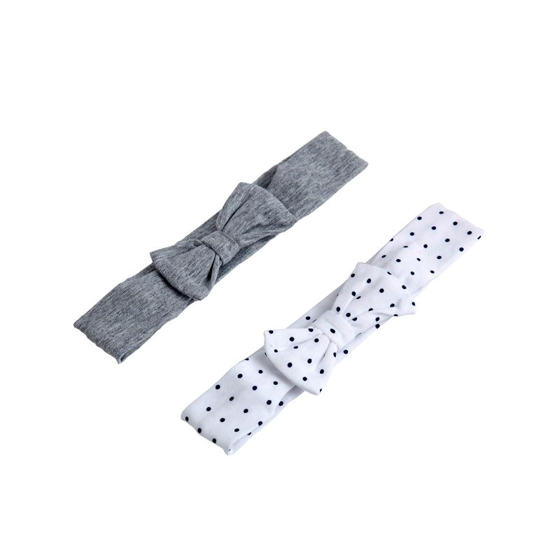 Baby Moo A Perfect Star Moment Grey And White 2 Pack Headband Set: Buy Baby Moo A Perfect Star ...