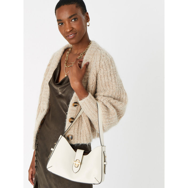Buy Accessorize London Women'S Tan Talia Small Twistlock Bag Online