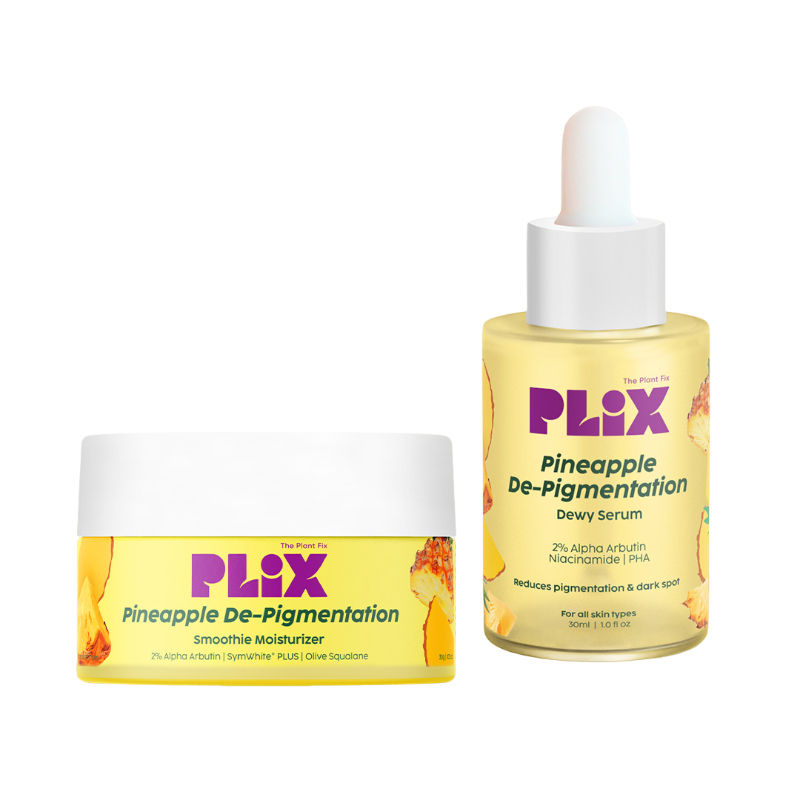 Buy Plix Pineapple De-Pigmentation Skincare Regimen With Face Serum And ...