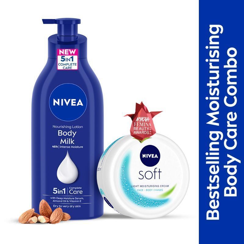 Buy NIVEA Bestselling- Moisturizing Face & Body Care Combo Online