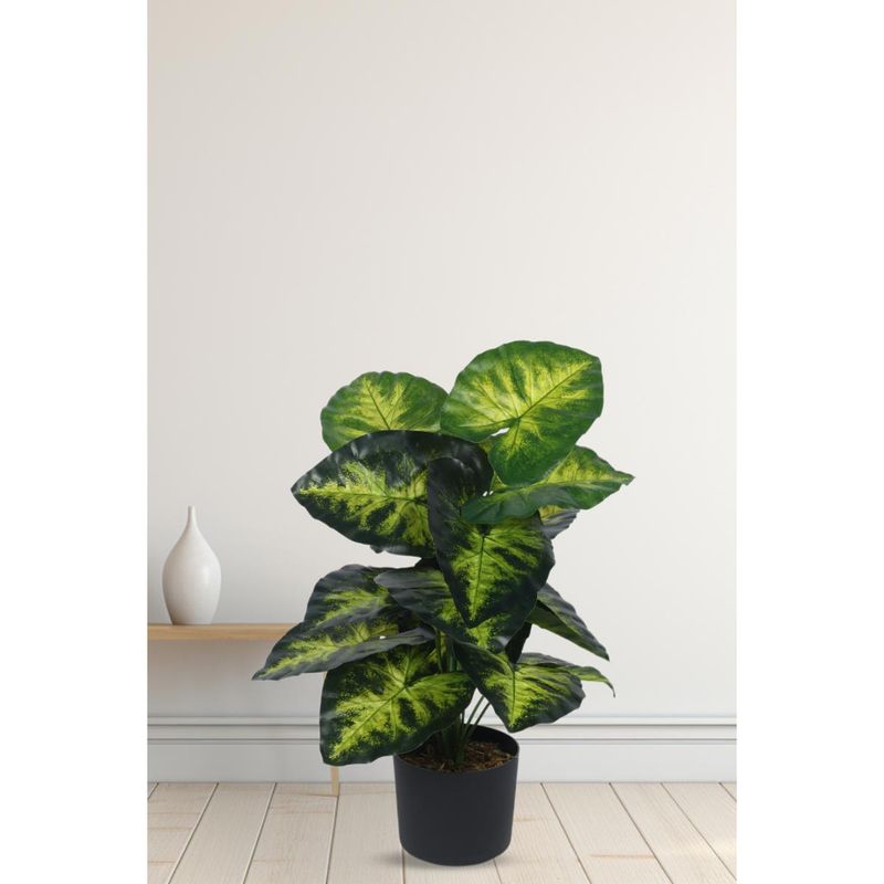 Buy Home Bloom Artificial PVC Pothos Big Leaves Plants for Home with ...