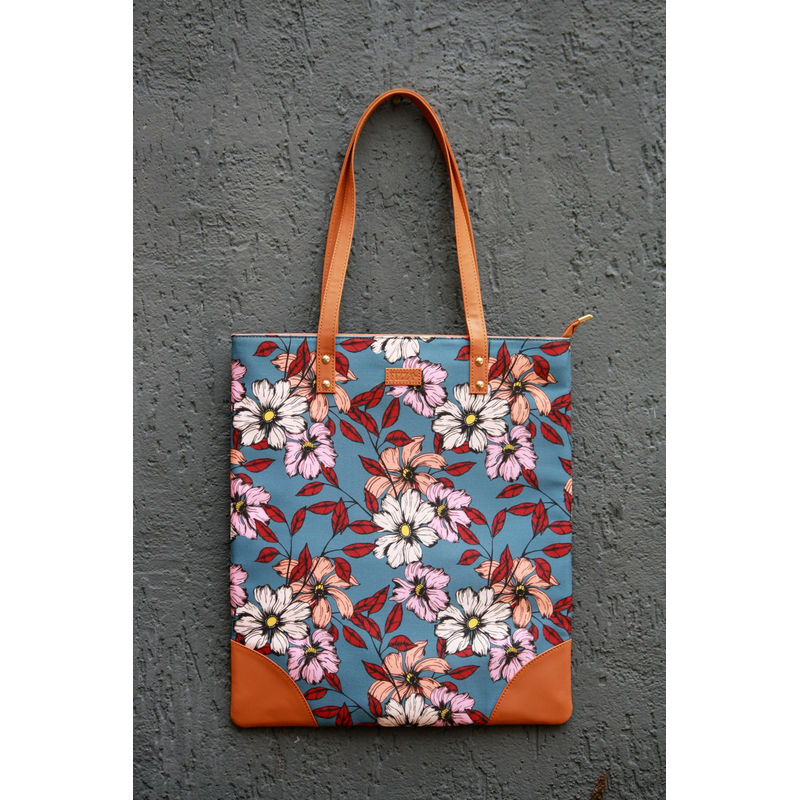 Buy Fizza Rose Rose Ka Jhola Tote (Yellow) Online