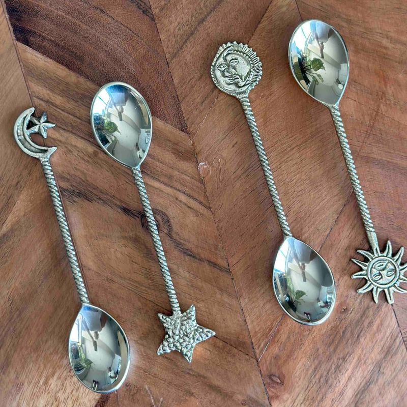 Buy Mason Home Celestial Gold Spoon - Set of 4 Gold Online