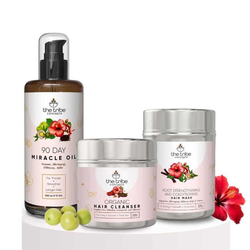 Buy The Tribe Concepts Hair Grow Kit With Steel Tin Online