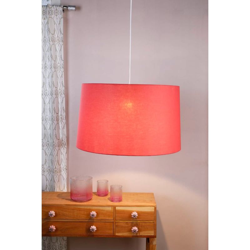Buy Freedom Tree Solid Red Drum Taper Lamp Shade Online