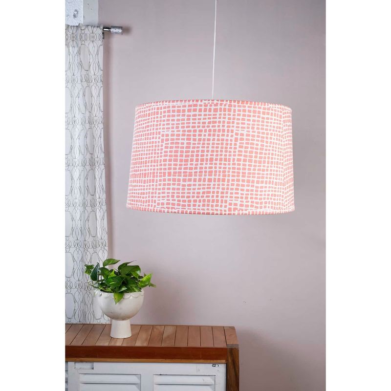 Buy Freedom Tree Grille Pink-Black Taper Lamp Shade Online