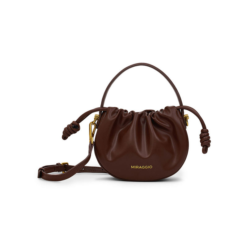Buy MIRAGGIO Brown Halo Micro Small Sling Bag Online