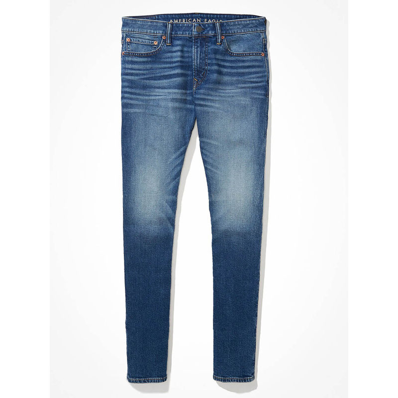 Buy American Eagle Men Blue Air Flex Plus Athletic Skinny Jean Online