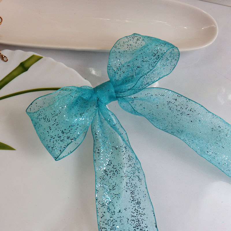 Buy Soho Boho Studio Fairy Shimmer sheer Pigtail Hair Bow Online