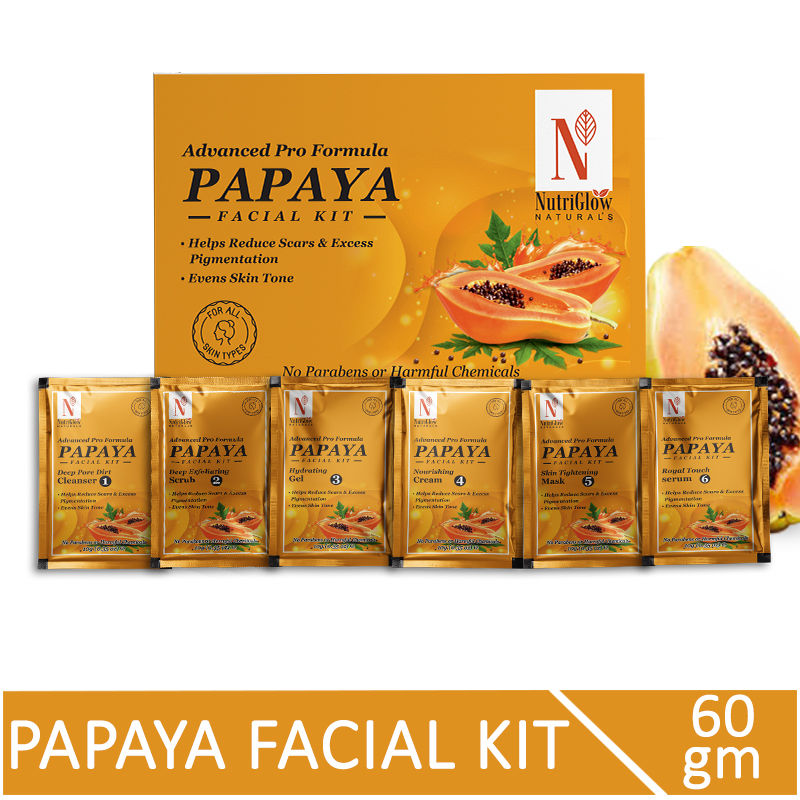Buy NutriGlow Natural's Advanced Pro Papaya Facial Kit Online