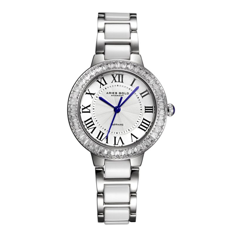 Buy Aries Gold Capella Crystals Watch With Sapphire Glass For Women- L ...