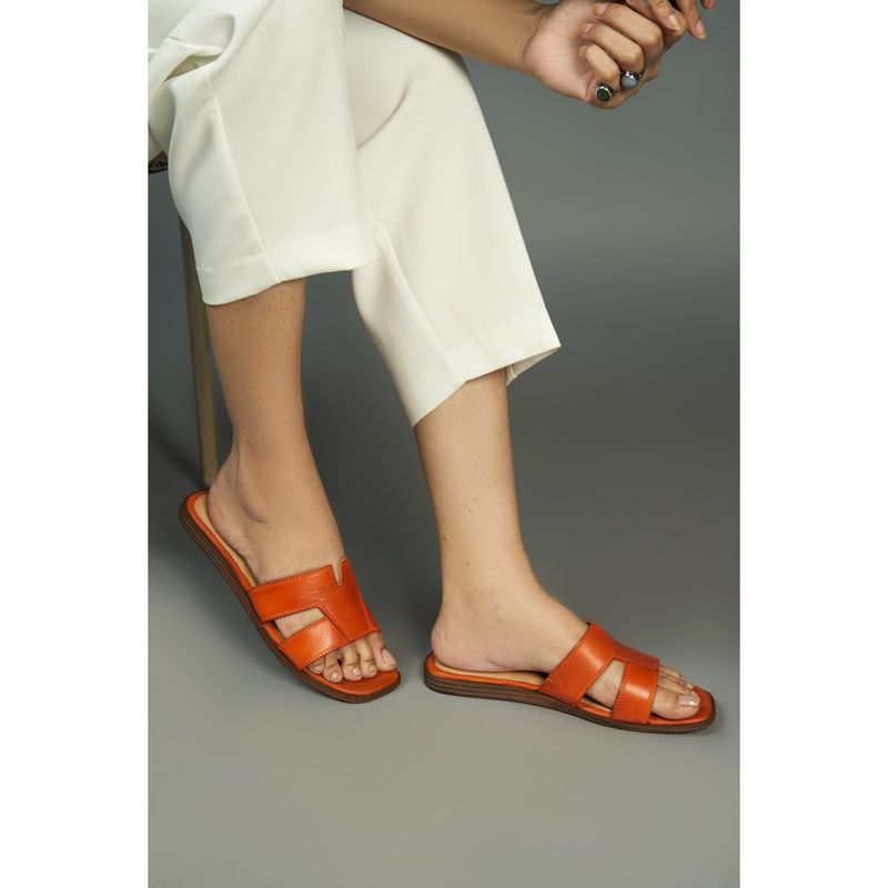 Buy Heel Your Sole Dory Orange Sandals Online