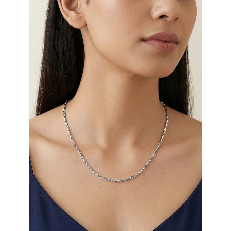 Buy GIVA 925 Silver Wow Wheat Chain Online