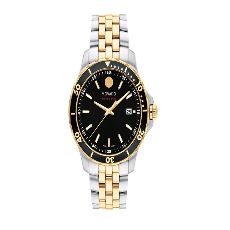 Buy Movado Men Series 800 Black Round Dial Watch - 2600182 (M) Online