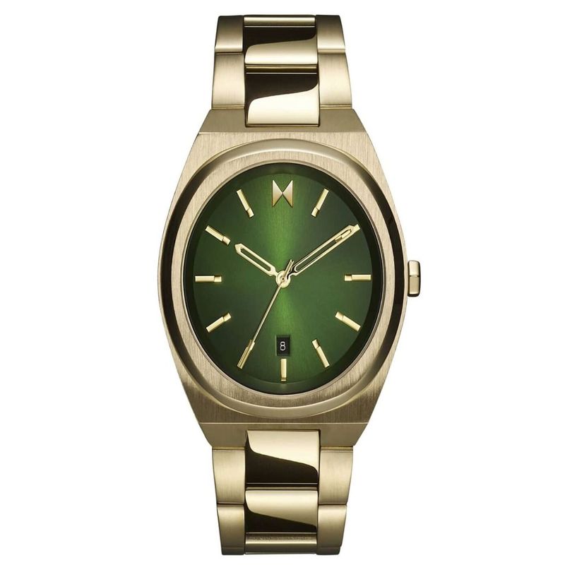 Buy MVMT Men Odyssey Ii Green Rectangular Dial Watch - 28000355-D (M ...