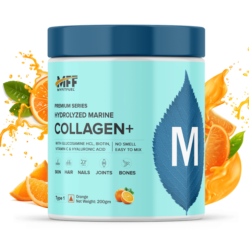 Buy MyFitFuel Hydrolyzed Marine Collagen - Orange Online