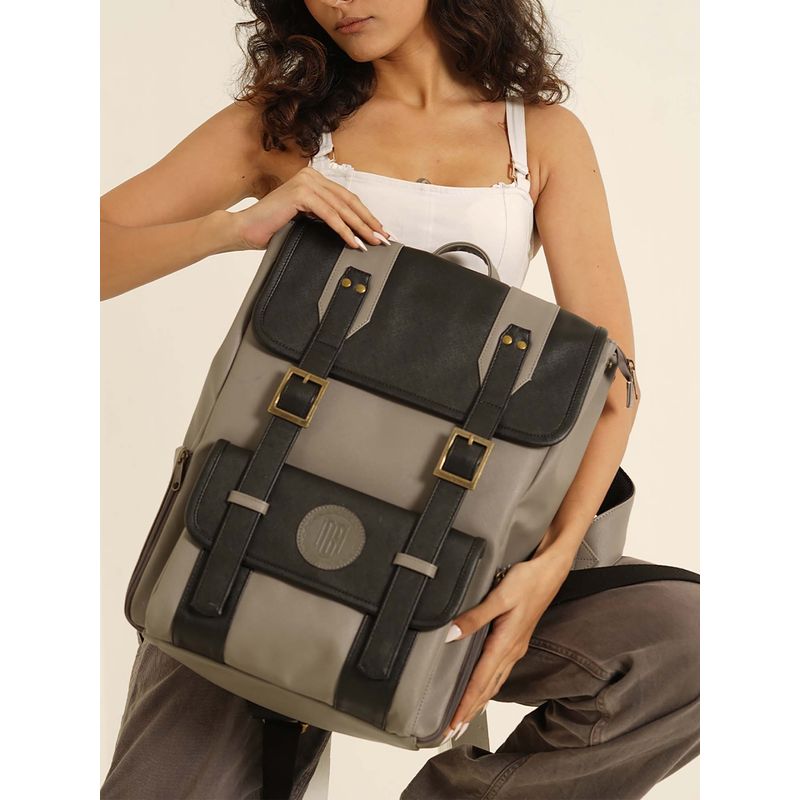 Buy Mona B Reed Backpack - Grey Online