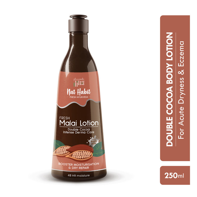 Buy Nat Habit Double Cocoa Intense Dermacare Fresh Malai Lotion Online