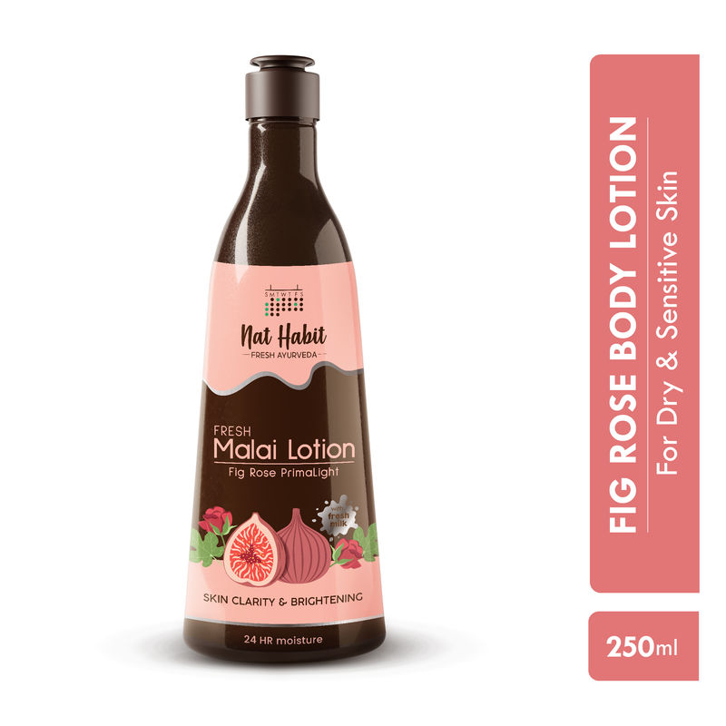 Buy Nat Habit Fig Rose Prima Light Fresh Malai Lotion Online
