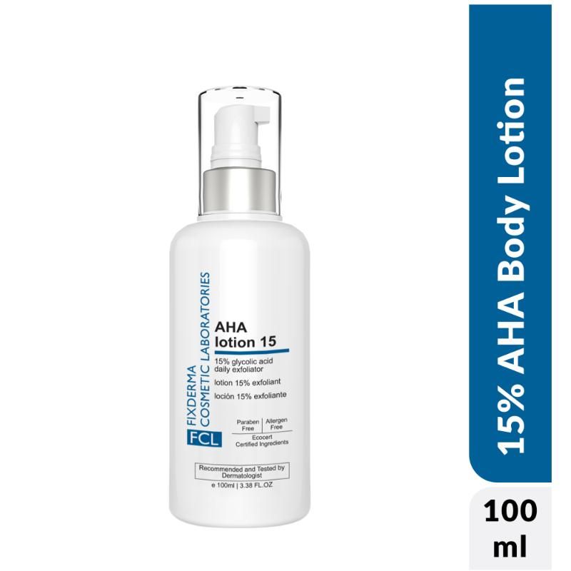 Buy FCL 15% Glycolic Acid AHA Lotion For Body, Face Dead Skin Remover ...