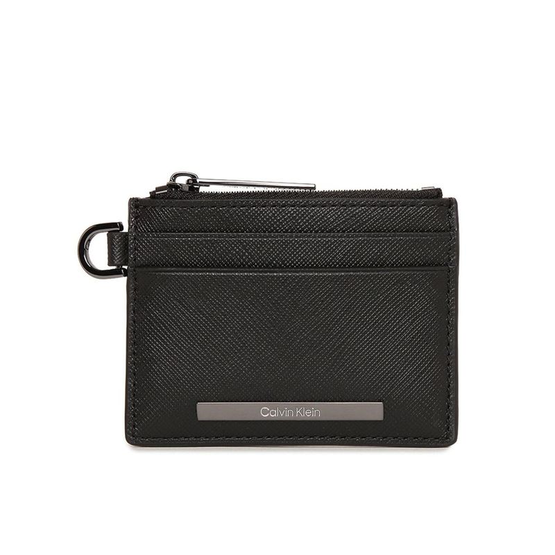 Buy Calvin Klein Textured Black Linen Card Cases Online