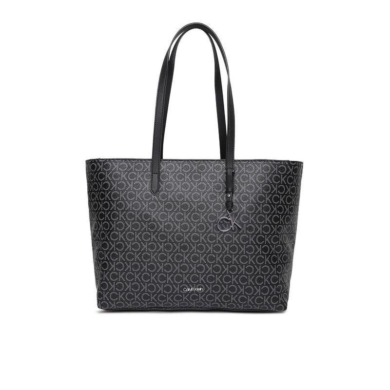 Buy Calvin Klein Logo Black Polyester Tote Bag Online