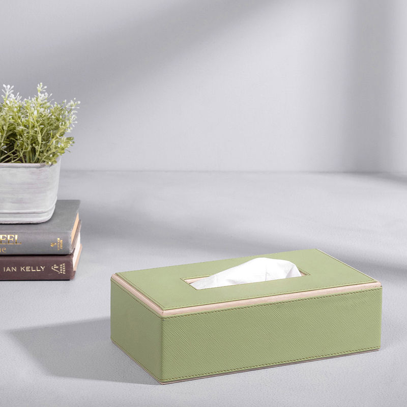 Buy Pure Home + Living Green Cream Tissue Box (1) Online