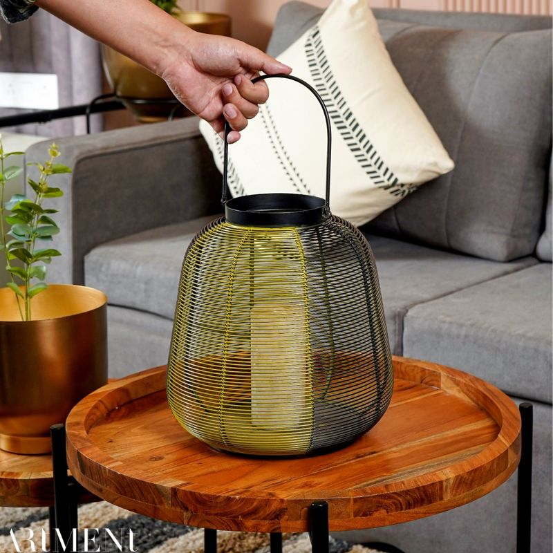 Buy The Artment Bohemian Flicker of Fire Hurricane Table Lamp For Home ...