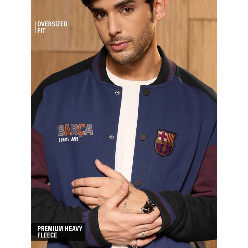 Buy The Souled Store Multi-Color Colorblock Oversized Fit Jacket Online