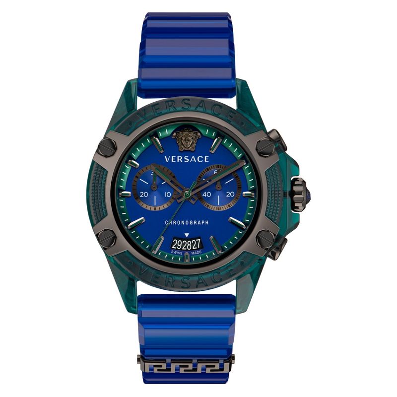 Buy Versace Analog Blue Dial Unisex Watch - Vez701122 Online