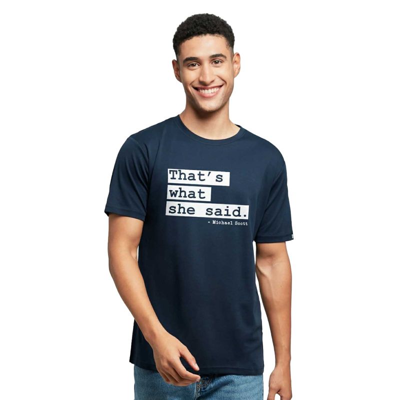 Buy The Souled Store That's What She Said T-shirts For Mens Online