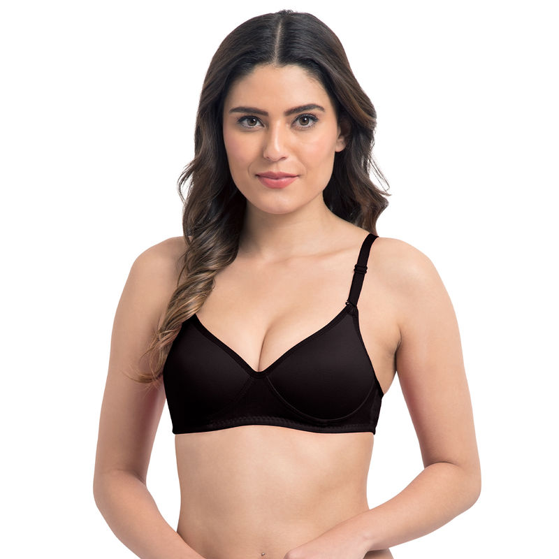 Buy Tweens Medium Padded T-Shirt Bra - Black (38C) Online