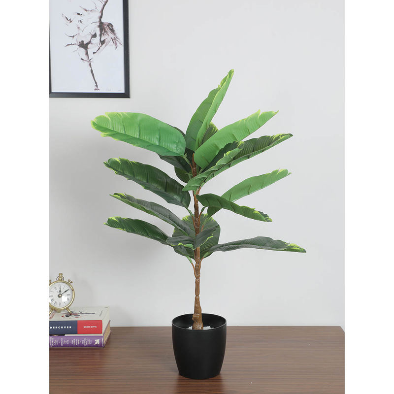 Buy ARICK DECOR Artificial Banana Leaf Plant For 15 Leaves with Basic ...