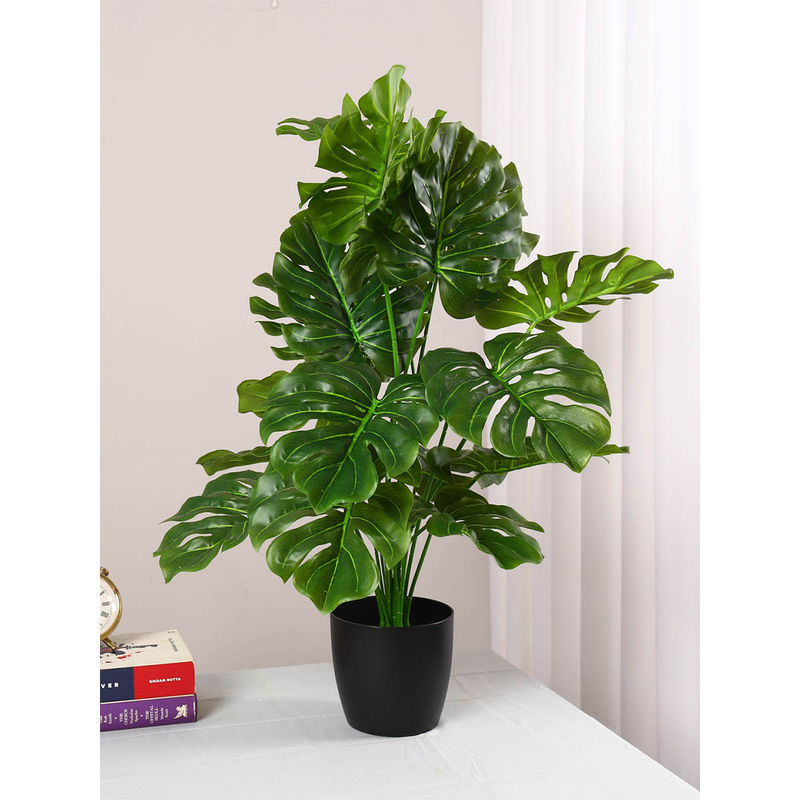 Buy ARICK DECOR Artificial Miniature Monstera Floor Plant with Big ...