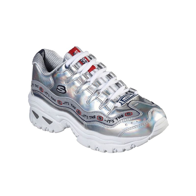Buy SKECHERS Silver Energy Steel Wave Casual Shoes Online
