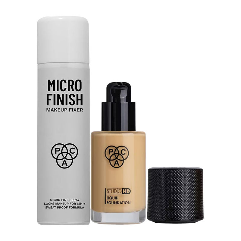 Buy PAC Micro Finish Makeup Fixer & Studio HD Foundation - 1.4 Combo Online