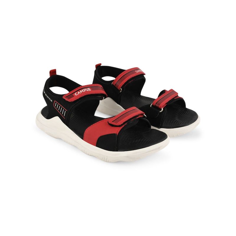 Campus GC-2224C Black & Red Kids Sandals: Buy Campus GC-2224C Black ...