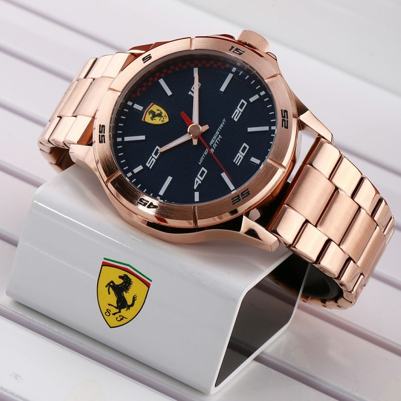 Buy Scuderia Ferrari Sf Basics Quartz Blue Round Dial MensWatch ...