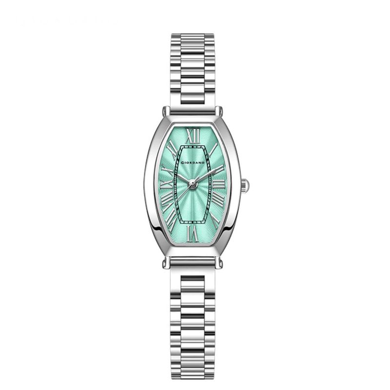 Buy Giordano Women Elegant Roman Numerals Blue Dial Oval Analog Watch ...